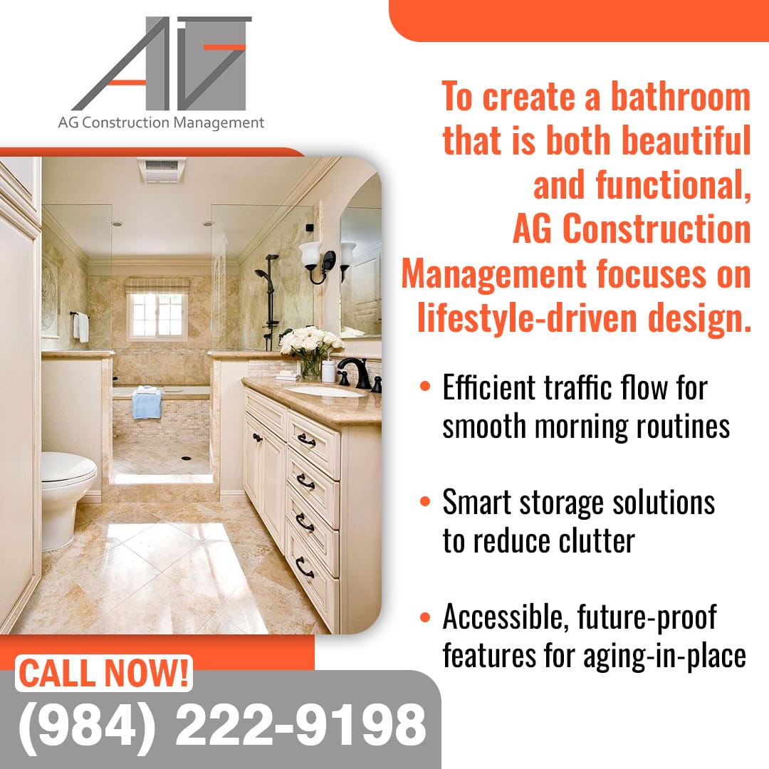 Plan Your Bathroom Remodel – AG Construction Management